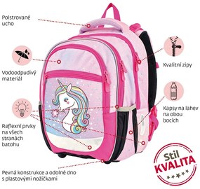 Stil - školní batoh Junior Unicorn