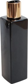 Dávkovač na mýdlo 250 ml černý s černo-zlatým DISC TOP LUNA