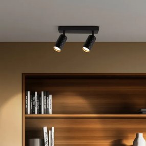 Brilagi - LED RGBW Stmívatelné bodové svítidlo SELE DIAMANT 2xGU10/4,8W/230V černá