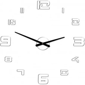 Nástěnné hodiny samolepicí velké Moderní hodiny | SENTOP 12P021 PLEXI 2D