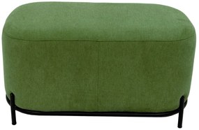 Zelený látkový taburet Tenzo Harry 82 x 42 cm