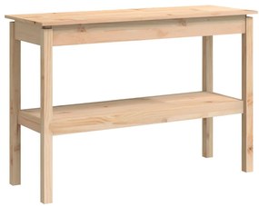 Konzolový stolek 110 x 40 x 75 cm masivní borové dřevo - Default Title