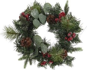 Vánoční věnec s vánočními bobulemi 30 cm
