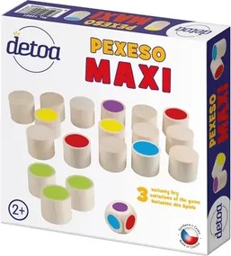 DETOA Maxi pexeso 18 dřevěných kamenů / Pexeso / Dřevo / od 2 let