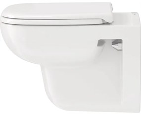 Duravit 25700920002 - Závěsné Rimless WC D-CODE keramika/lesklá bílá