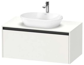 Duravit Ketho.2 - Umyvadlová skříňka s výřezem 46x100x55 cm, 1 zásuvka, matná bílá K24886018180000
