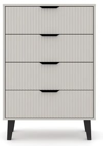 Komoda SCANDI 4S SLIM kašmír