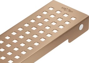 Mexen Flat, lineární podlahový žlab 90 cm, měděná matná, 1C25090