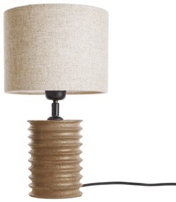 Butlers GROOVED Stolní lampa 36 cm - hnědá/přírodní