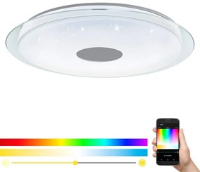 Eglo 32344 - LED RGBW Stmívatelné stropní svítidlo LANCIANO-C LED/53W/230V + DO