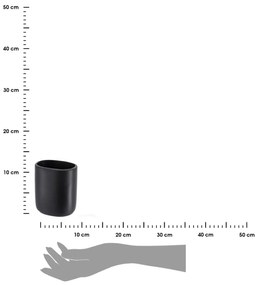 Koupelnový pohár Sottani, černá