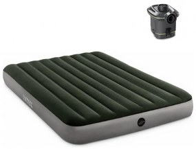 Nafukovací matrace Intex 64779 PRESTIGE DOWNY AIRBED QUEEN + PŘENOSNÁ PUMPA