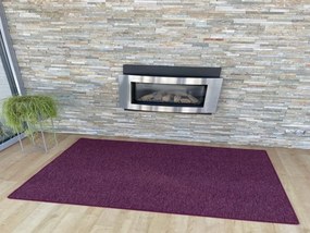 Vopi | Kusový koberec Astra vínová - Kulatý 100 cm průměr