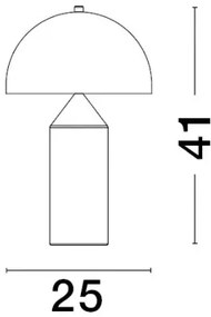 Designová stolní lampa Bolt