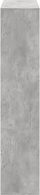 Knihovna betonově šedá 100 x 33 x 156,5 cm kompozitní dřevo 3309369