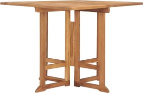 Skládací zahradní jídelní stůl 90 x 90 x 75 cm masivní teak 315448