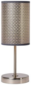Lucide 08500/81/36 stolní lampa Moda, šedá, E27, 38cm