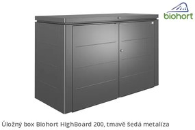 Biohort Úložný box HighBoard 200 Barva: šedý křemen metalíza