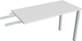 Hobis Kancelářský stůl řetězící do úhlu Hobis UE 1200RU, deskaakát, bílá RAL 9016