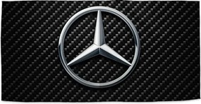 Sablio Ručník Logo 4 Carbon - 70x140 cm