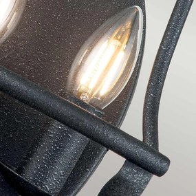 Elstead BRADBURY nástěnná Farmhouse lampa 2xE14 šedá