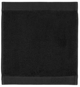 Södahl Ručník na obličej z organické bavlny 30x30 Comfort Black