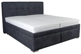 Čalouněná postel Trent 180x200, šedá, bez matrace