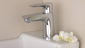 Hansgrohe Talis E, umyvadlová baterie 80 s odtokovou soupravou s táhlem, chromová, 71700000