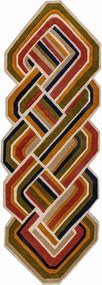 Ručně tkaný vlněný běhoun 80x300 cm Lattice Shaped – Flair Rugs