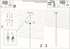 Sollux Lighting Závěsné svítidlo PASTELO 1 bílé