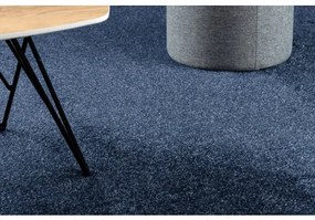 koberec SOFTY, Jednotný, Jednobarevný, tmavě modrá velikost 140x190 cm | krásné koberce cz