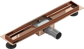Mexen Flat těleso pro liniový odtok 60 cm, růžové zlato - 1615060