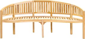 Lavice banana 200 cm masivní teakové dřevo 310495