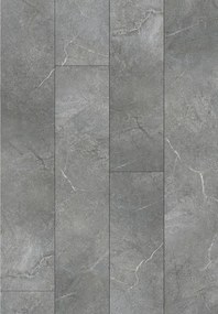 Mexen Silver Waves vinylové panely 1227 x 187 mm LVT Dryback 2,5 mm, PVC podklad, 4 V-drážka, Kámen