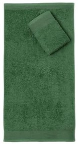 Bavlněný ručník Aqua 50x100 cm lahvově zelený
