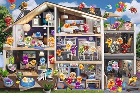 Puzzle ravensburger puzzle domeček pro gelini 5000 dílků