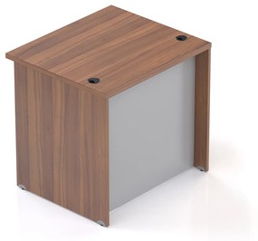 NABYTEK-DESIGNOVY.CZ - LKA08 19 - Recepční pult Komfort, 80x70x76 cm, ořech/šedá