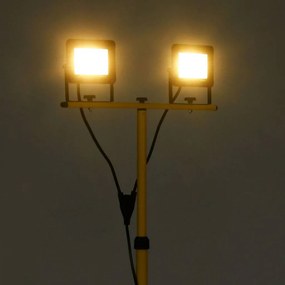 LED reflektor se stojanem 2 x 50 W teplé bílé světlo 149656