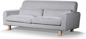 Potah na pohovku IKEA Nikkala krátký barva šedá látka pletený vzor