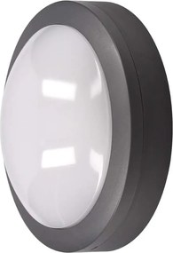 LED venkovní světlo WO746 Siena - kruh 17 cm, šedá