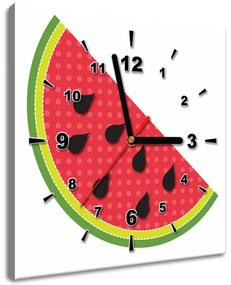 Gario Obraz s hodinami Meloun Rozměry: 40 x 40 cm