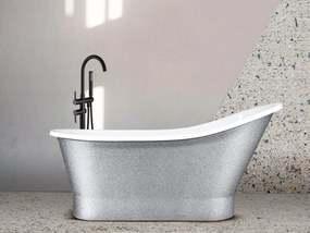 BESCO Volně stojící vana GLORIA Glam - stříbrná Rozměr vany - 150 × 70 cm - VANPAO15GLAM02