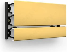 ACCEPT Dveřní tabulka ACS 187 x 93 mm - zlatá tabulka