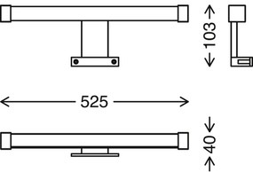 Briloner - LED Koupelnové osvětlení zrcadla SPLASH LED/10W/230V IP44