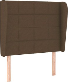 Box spring postel s matrací tmavě hnědá 80x200 cm textil 3127920