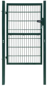 2D plotová branka (jednokřídlá) - zelená | 106x190 cm