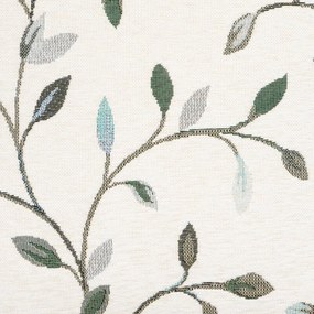 SCANquilt povlak SOFAS multi leaves bílozelená 45 x 45 cm