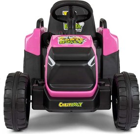 Elektrický traktor Milly Mally Rolly pink