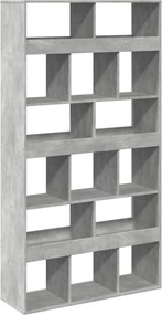 Knihovna betonově šedá 100 x 33 x 187,5 cm kompozitní dřevo 3309378
