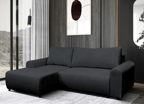 XXXLutz ROHOVÁ SEDAČKA, textil, černá MID.YOU - Sedací soupravy - 001574005902
